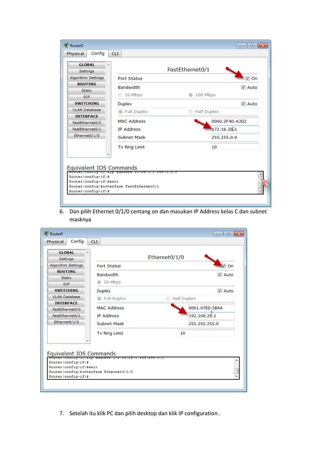 Laporan tugas desain jaringan menggunakan router ( m agung pujianto ( 26 ) ) | DOCX