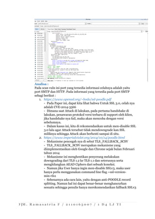 Laporan tugas keamanan jaringan network scanning | PDF