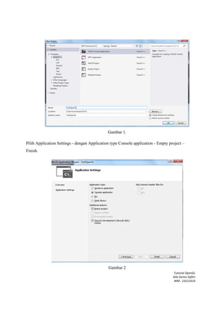 Analisa Tutorial Open GL | PDF