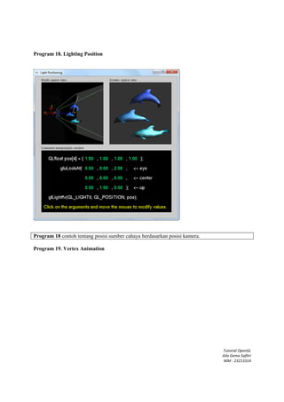 Analisa Tutorial Open GL | PDF