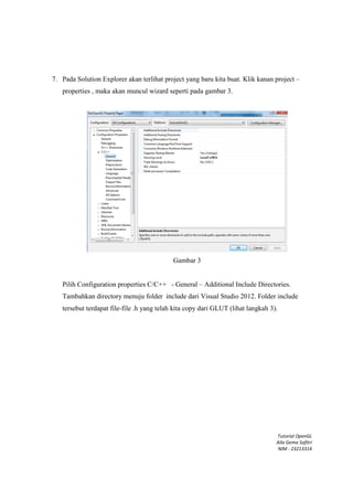 Analisa Tutorial Open GL | PDF