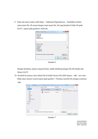 Analisa Tutorial Open GL | PDF