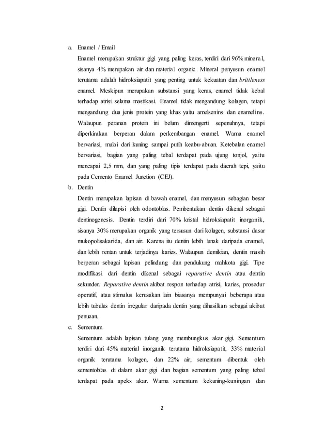 Laporan Tutorial Atrisi, Abrasi, Abfraksi & Erosi | DOCX