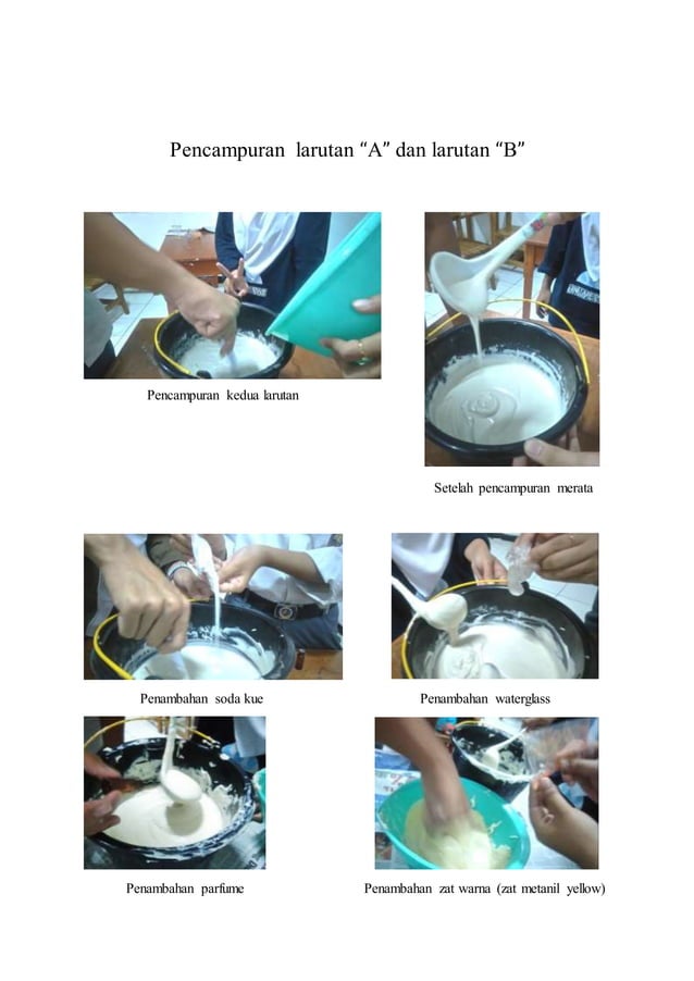 Laporan Ujian Praktik Kimia "Membuat Sabun Colek" | PDF