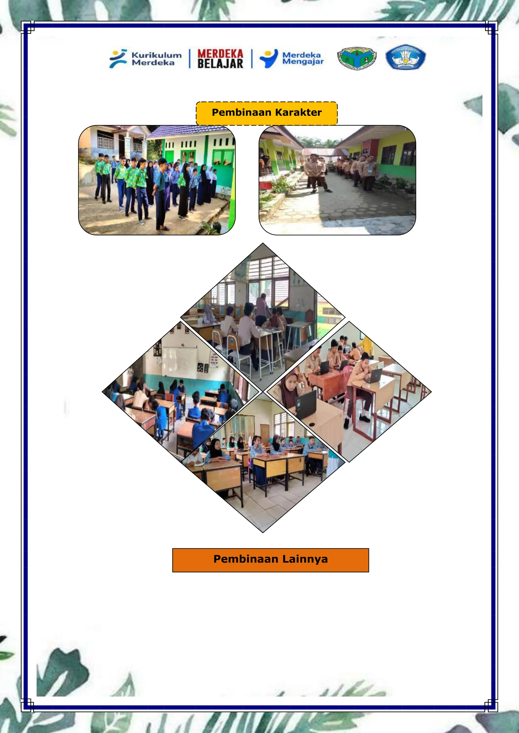 CONTOH LAPORAN WALI KELAS SMP PERIODE JULI-DESEMBER 2024 | PDF