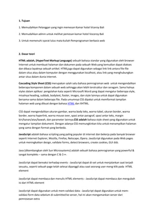 Laporan web | DOCX