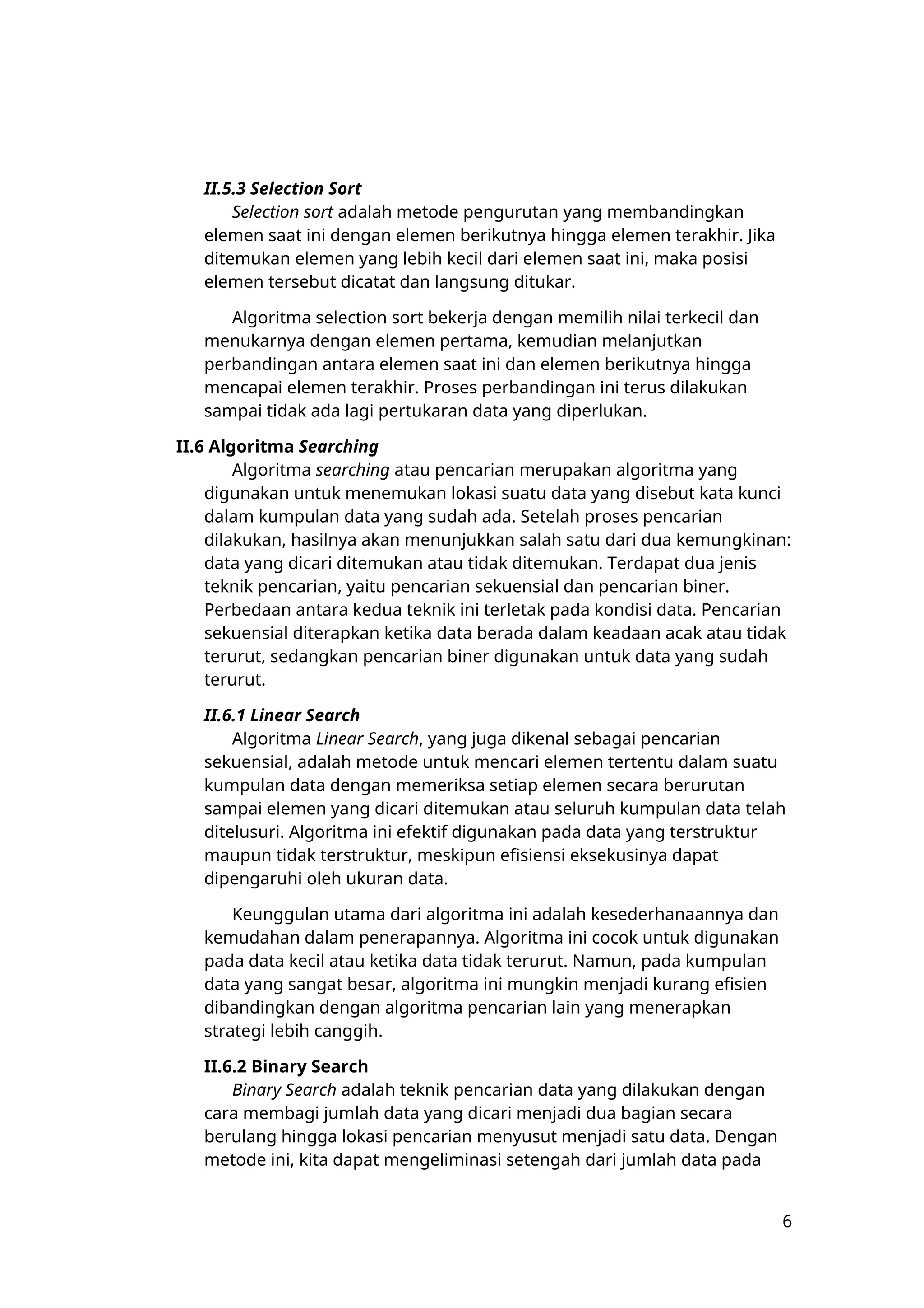 Analisis Algoritma Sorting dan Searching pada Struktur Data: Studi Efisiensi Kompleksitas Waktu ...