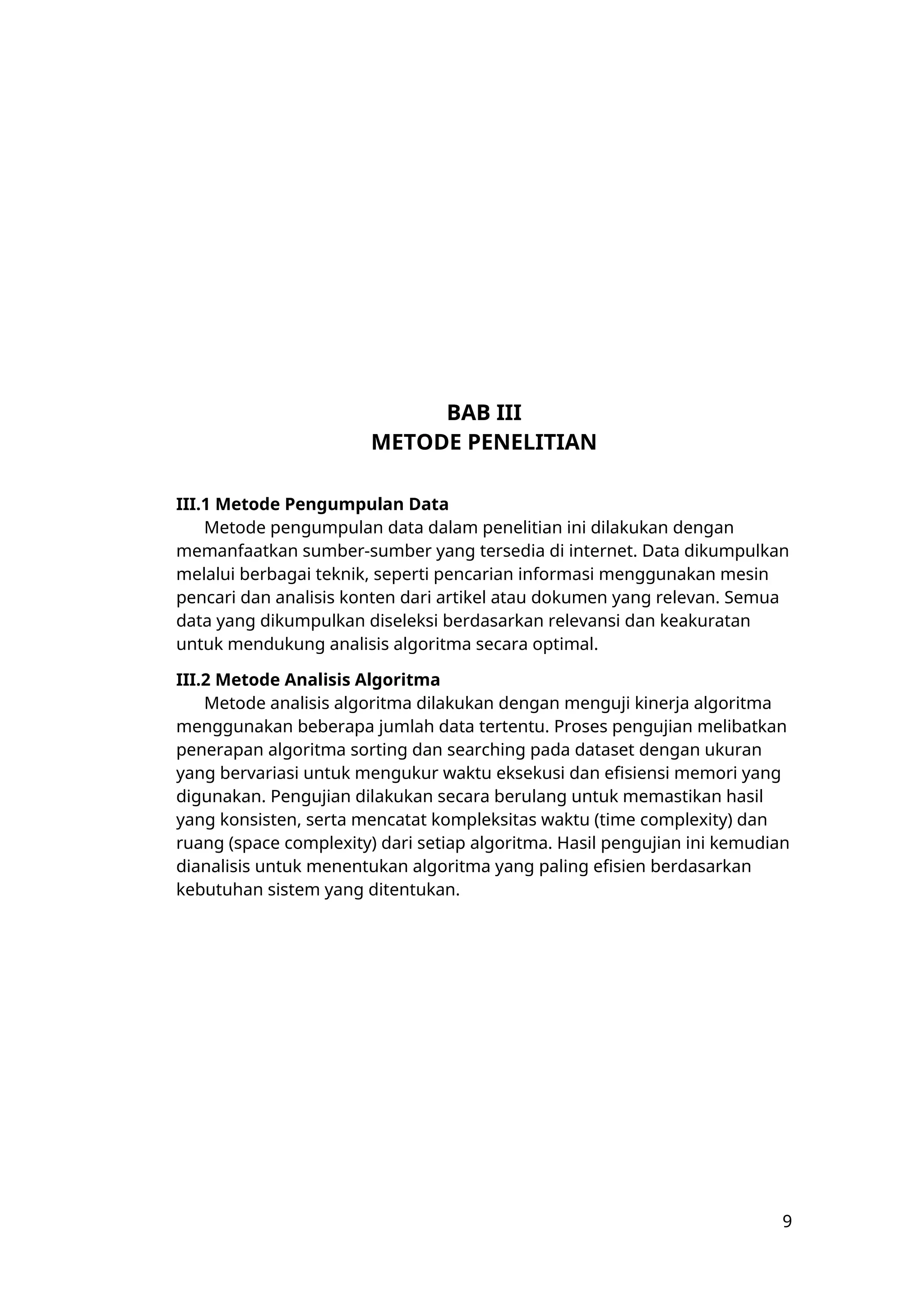 Analisis Algoritma Sorting dan Searching pada Struktur Data: Studi Efisiensi Kompleksitas Waktu ...