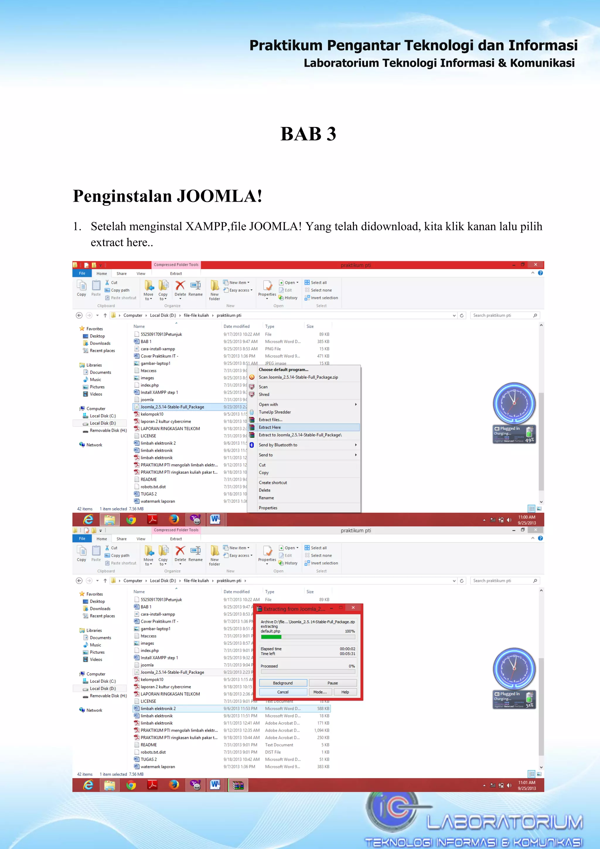 Laporan xampp dan joomla | PDF
