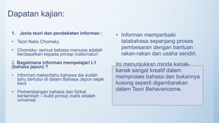 Pemorelahan Bahasa / language Acquisition | PPT