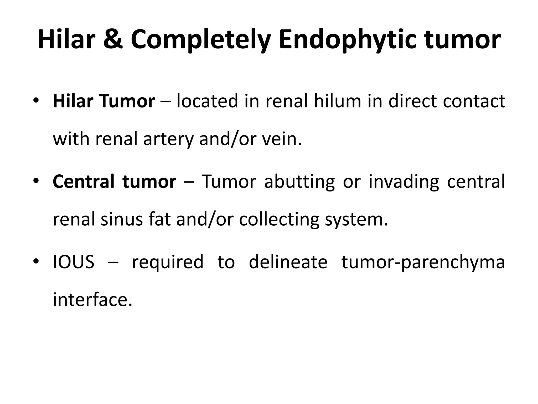 Laparoscopic Partial nephrectomy | PPTX