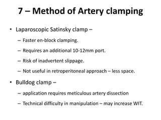 Laparoscopic Partial nephrectomy | PPTX