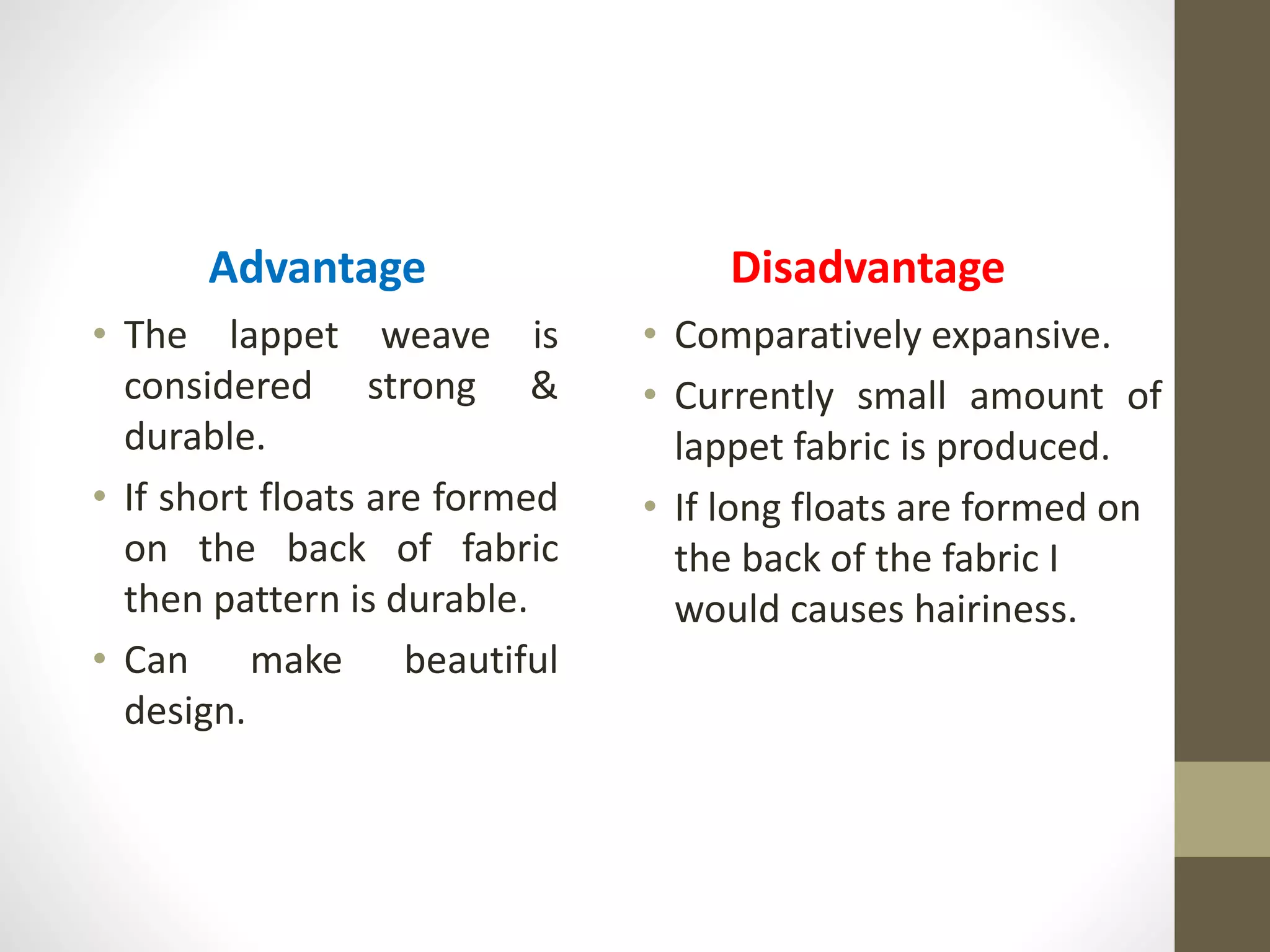 Lappet weaving 151014002 | PPTX