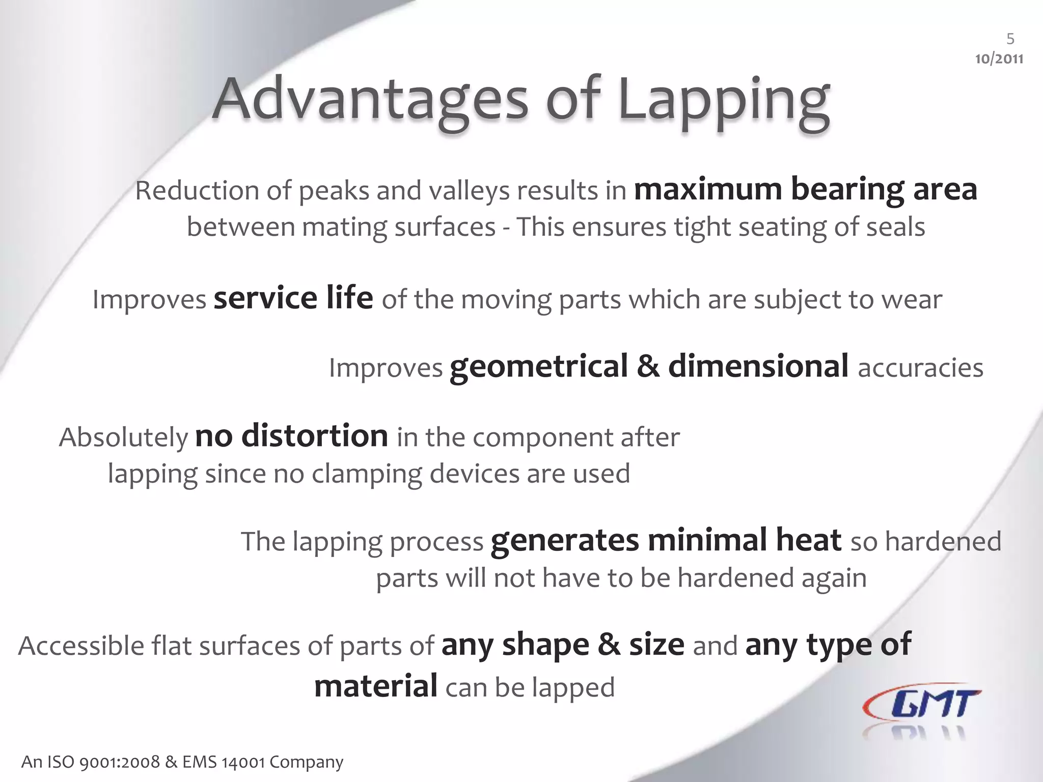 Lapping Machine Process and Application | PPTX | Physics | Science