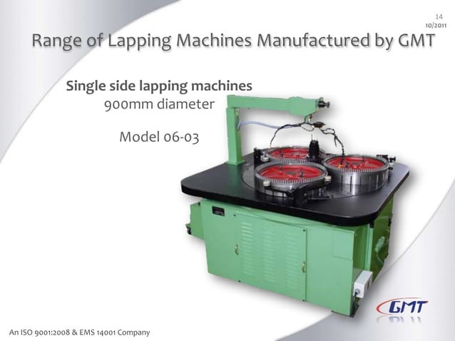 Lapping Machine Process and Application | PPTX | Physics | Science