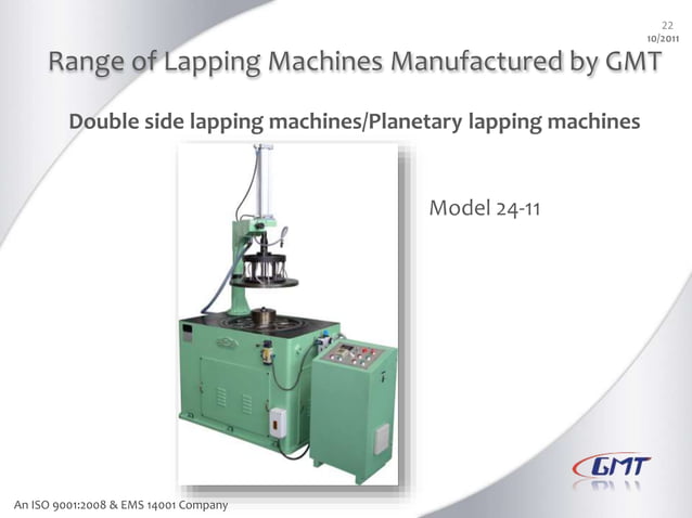 Lapping Machine Process and Application | PPTX | Physics | Science