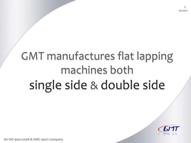 Lapping Machine Process and Application | PPTX | Physics | Science