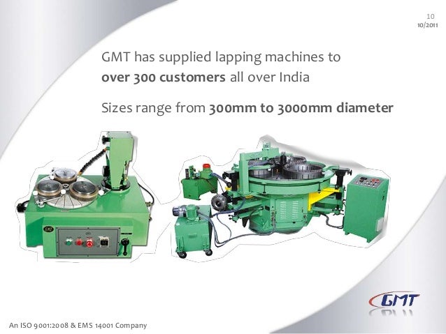 Lapping Machine Process and Application