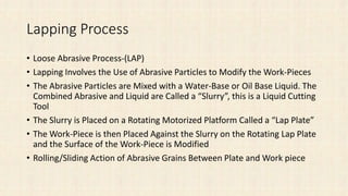 Lapping process | PPTX