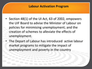 Labour Activation Programme (LAP) Presentation | PPT