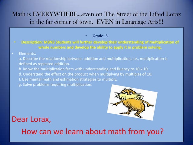 La Ppt Lorax | PPTX