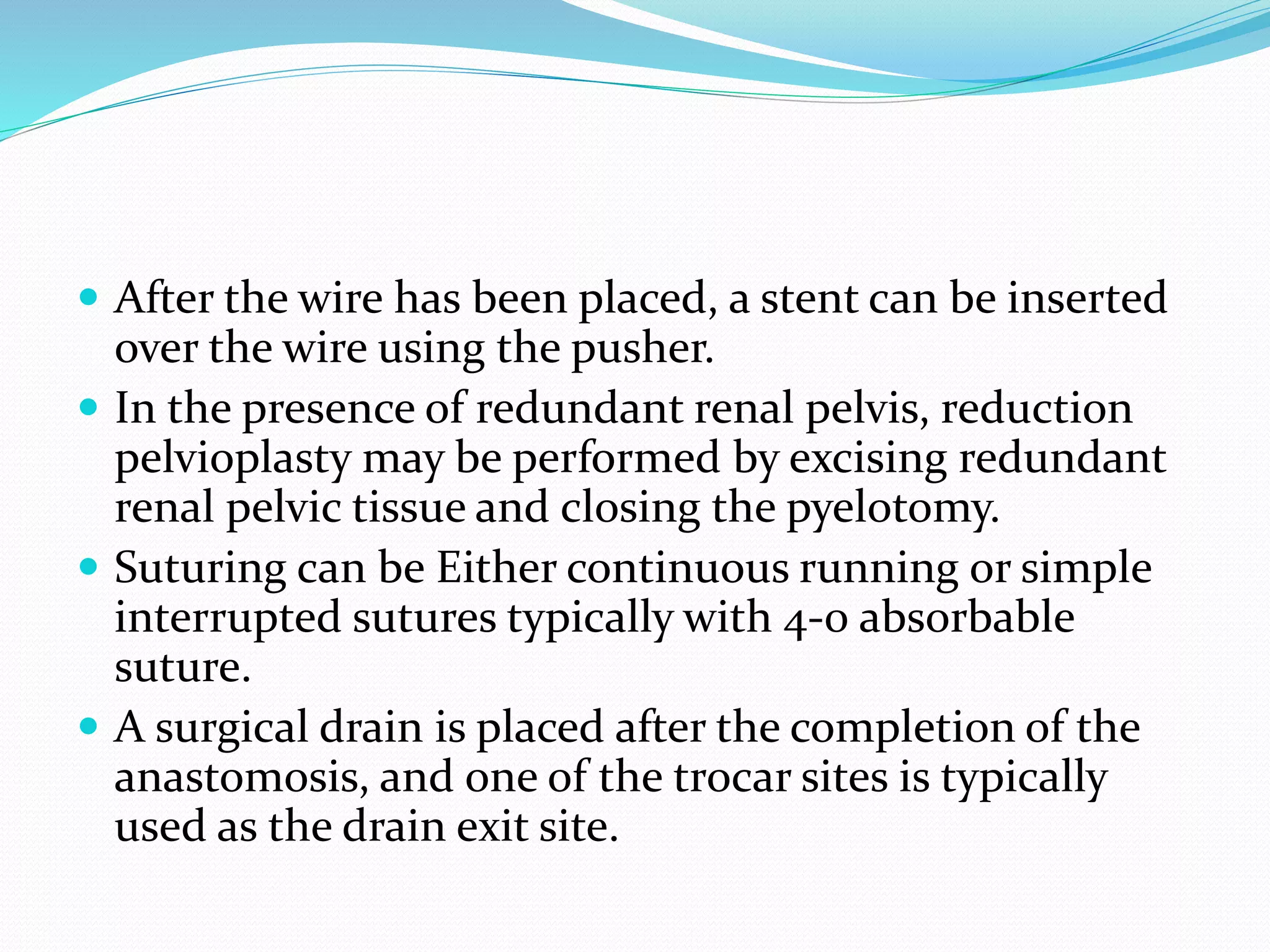 Lap pyeloplasty | PPTX