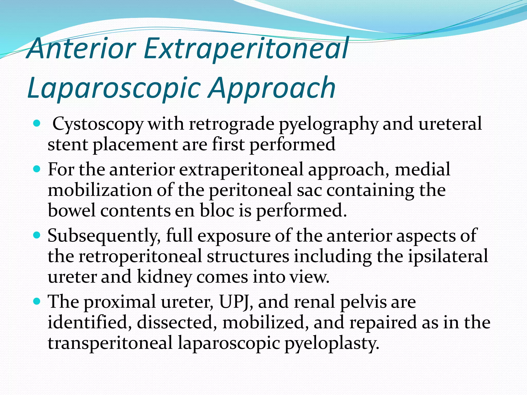 Lap pyeloplasty | PPTX