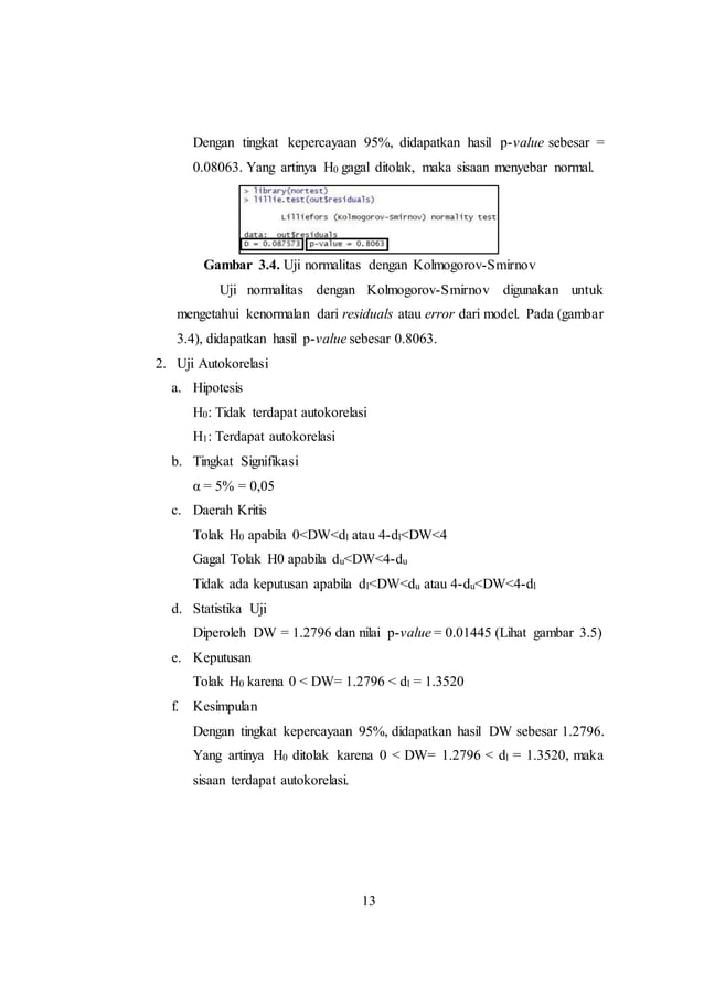 Analisis Regresi Liniear Sederhana | DOCX