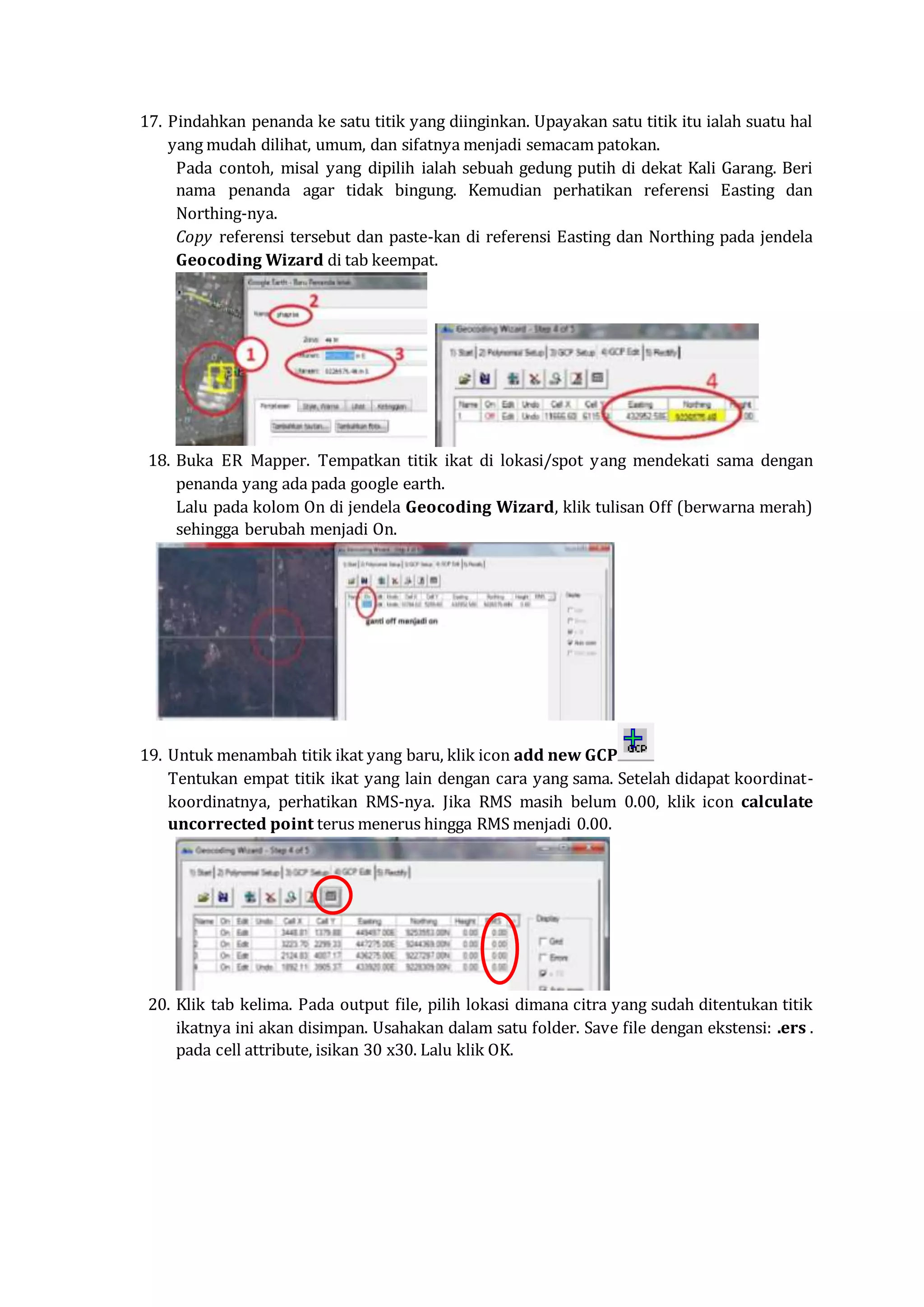 Laprak Interpretasi Ruang: Cropping Citra dg ER Mapper | DOCX
