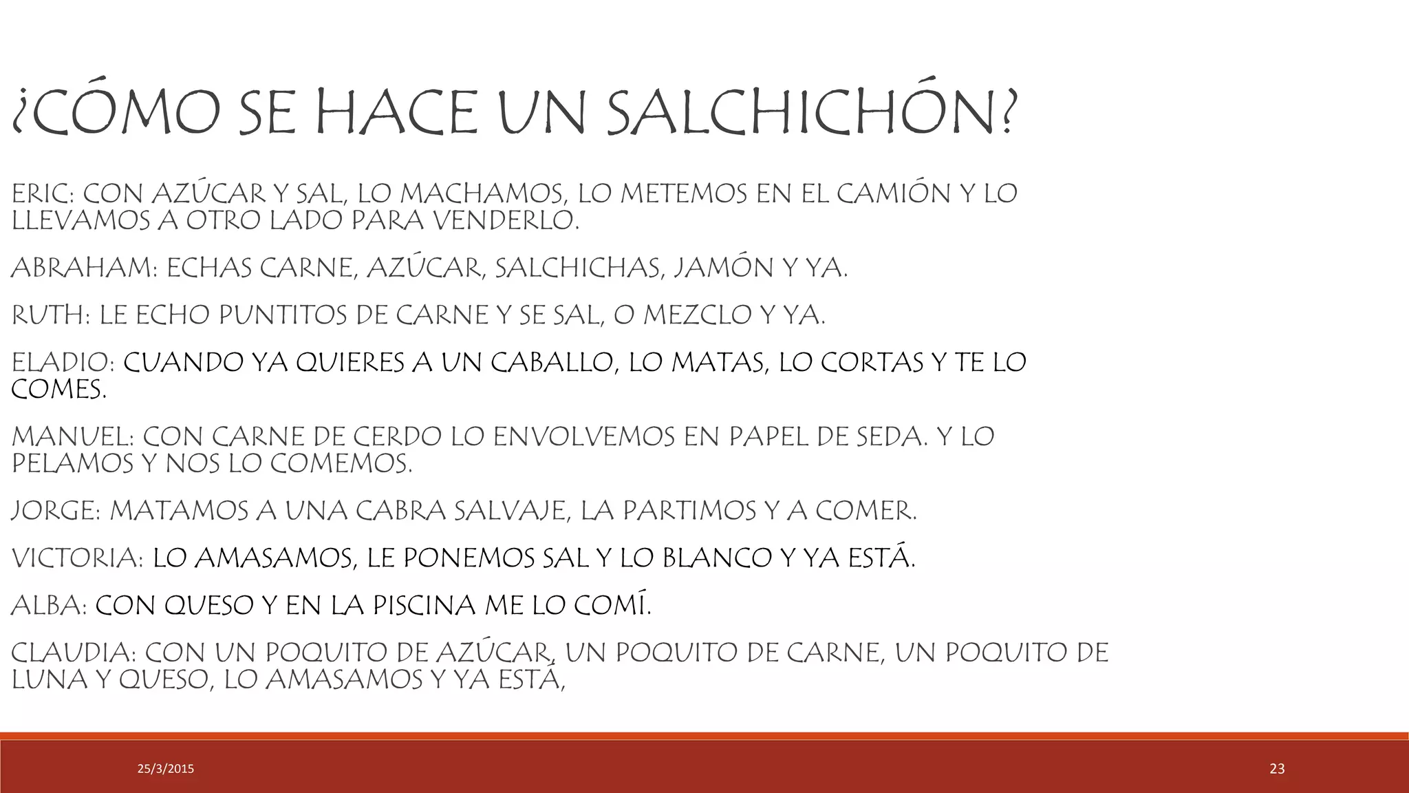 La pregunta del día marzo | PPT