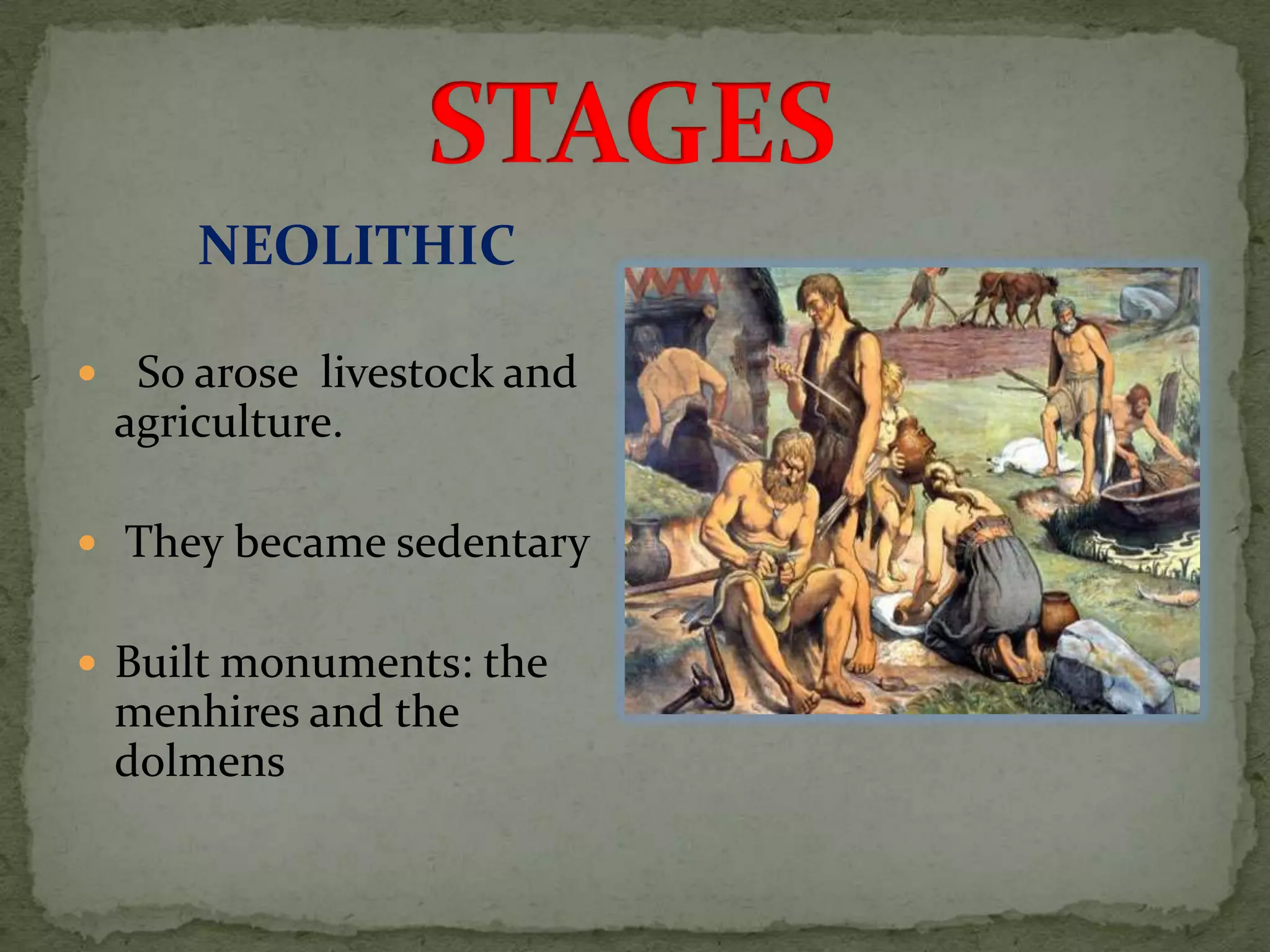 The prehistory | PPTX