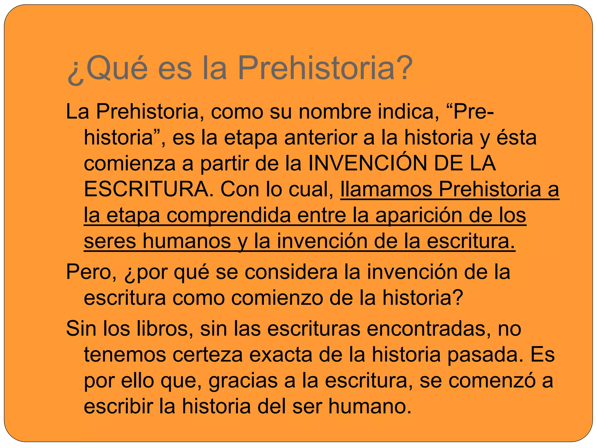 La prehistoria. 5 primaria | PPTX