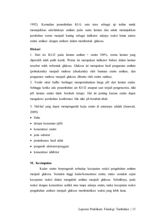 Laporan praktikum fisiolog tumbuhan | DOCX
