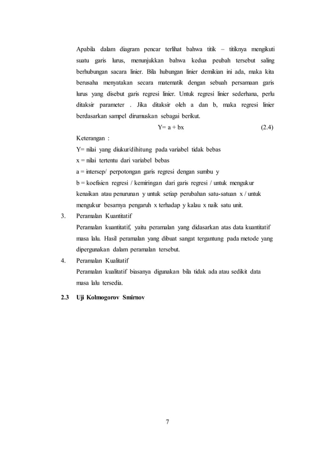 Laporan Pratikum analisis regresi linier sederhana | DOCX