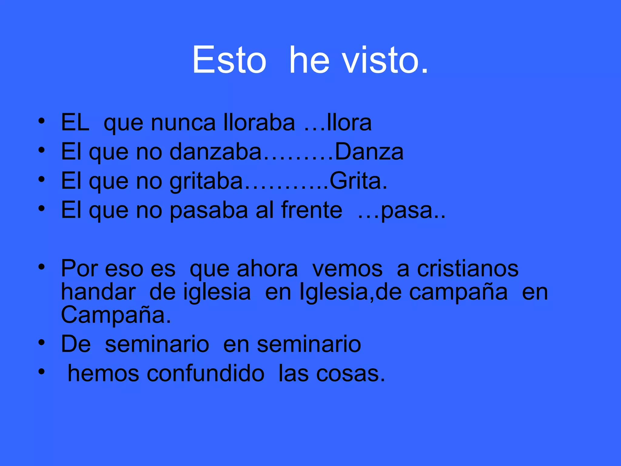 La Presencia Manifiesta De Dios | PPT