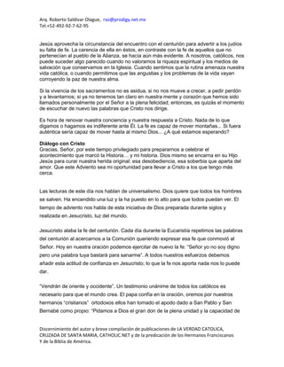 La presentacion d e la santisima virgen maria | PDF