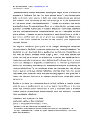 La presentacion d e la santisima virgen maria | PDF