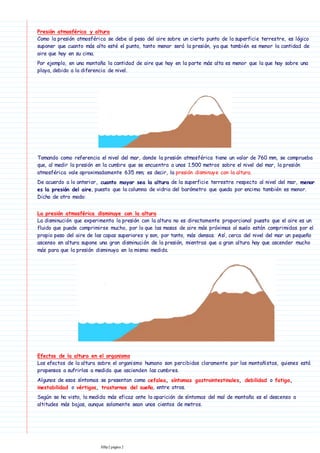 LA PRESION ATMOSFERICA | PDF