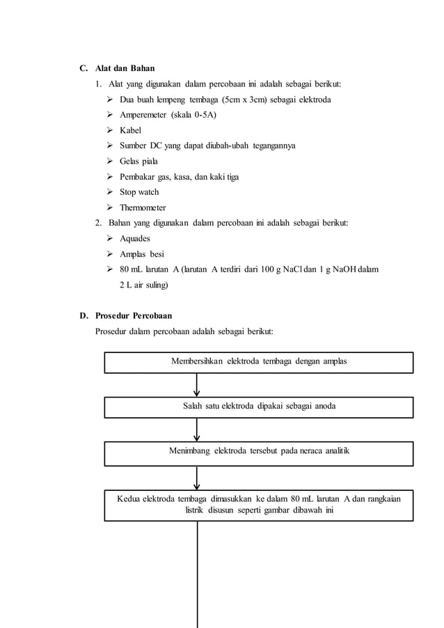 Lapres percobaan avogadro | DOCX