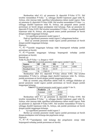 ANALISIS REGRESI LINIER BERGANDA | DOC