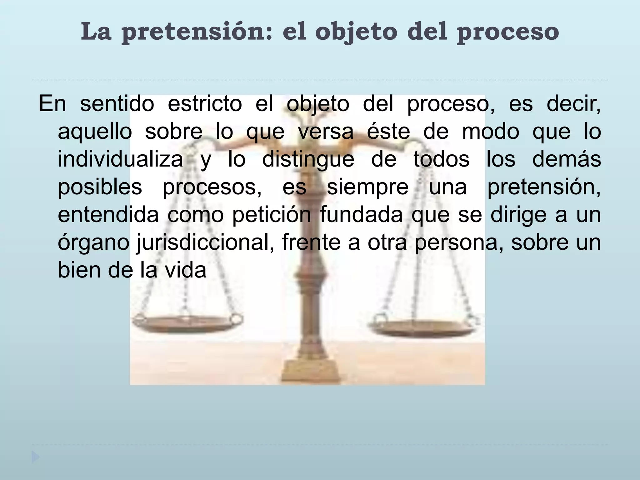 La pretension procesal | PPT
