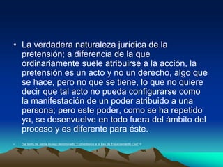 La pretension procesal | PPTX