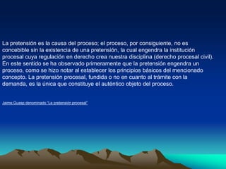 La pretension procesal | PPTX