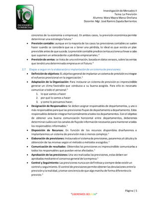 La prevision | DOCX