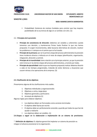 La prevision | PDF