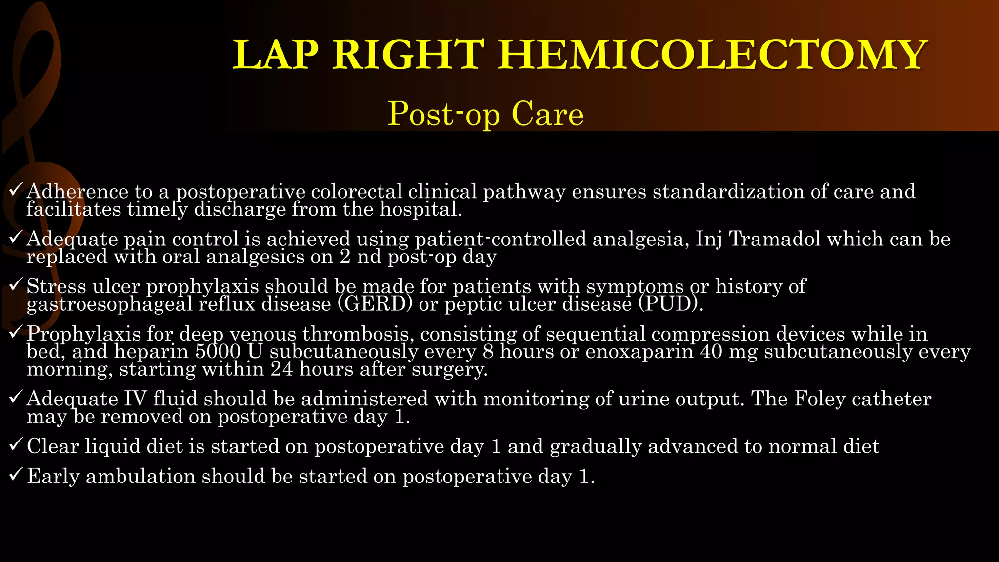 LAP RIGHT HEMICOLECTOMY-STEP BY STEP Operative Surgery.pptx