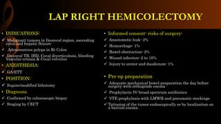 LAP RIGHT HEMICOLECTOMY-STEP BY STEP Operative Surgery.pptx