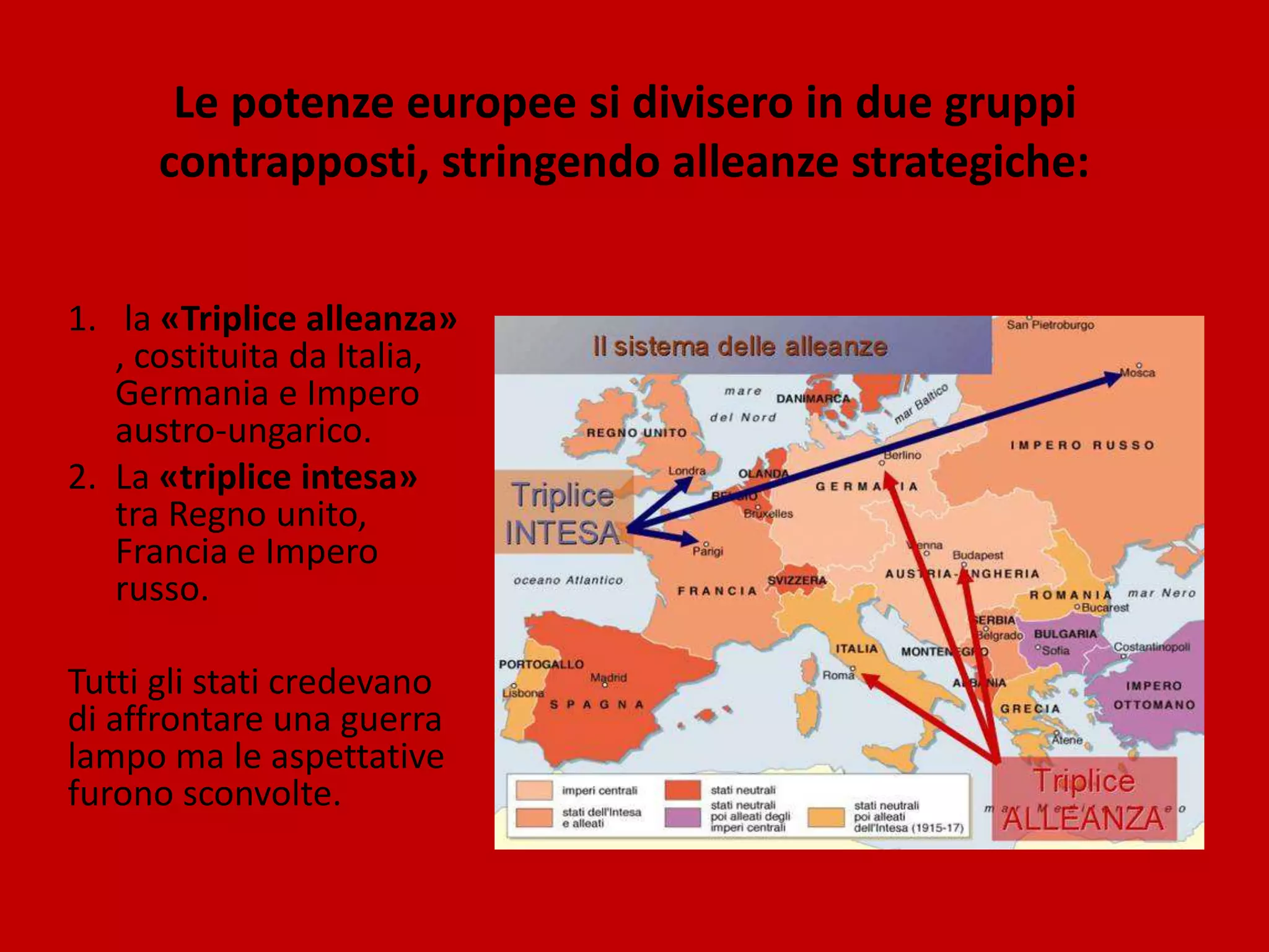 La prima guerra mondiale | PPTX