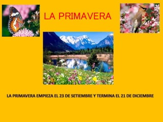 La primavera | PPTX