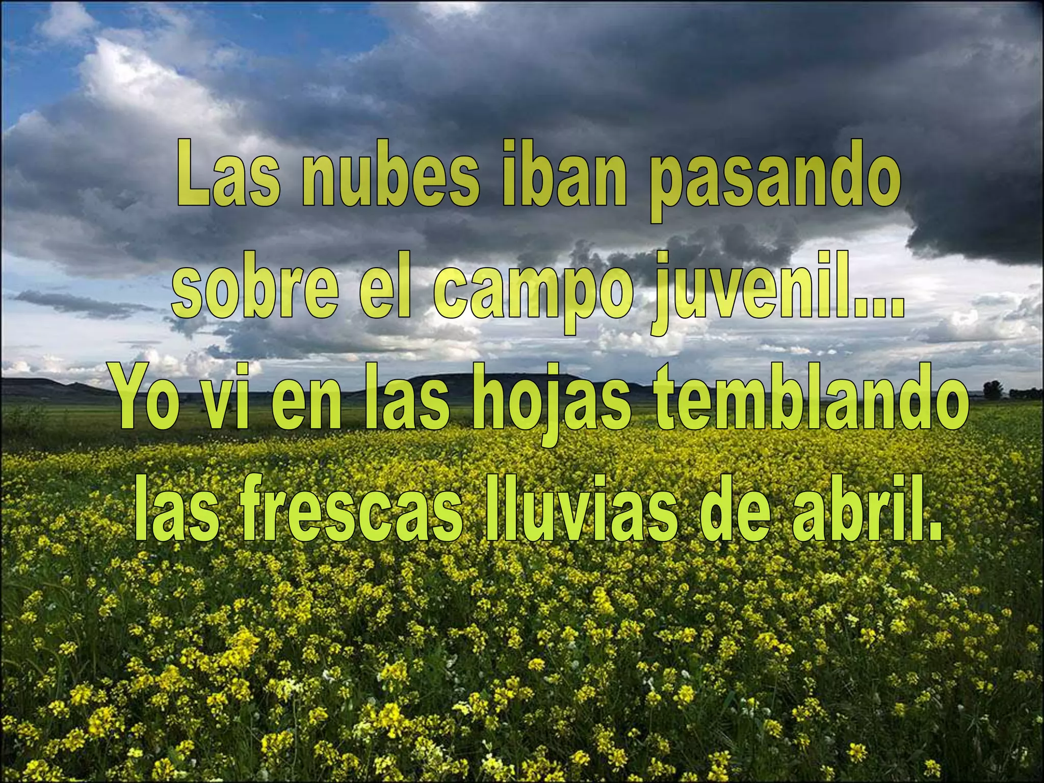 La Primavera besaba (Antonio Machado) | PPTX